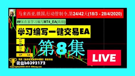 Live和柒侠伍义学习外汇ea编写高级课程008一键交易2角关系对冲 Youtube