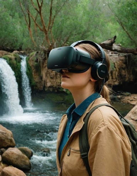 Virtual Waterfall Experience Images Free Download On Freepik