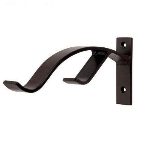 Double Traverse Bypass Bracket For 1 12 Curtain Rod~each