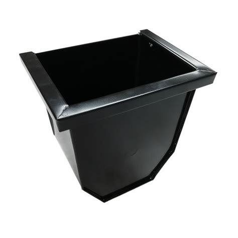 Steel Gutter Hopper For 87mm Outlet Black