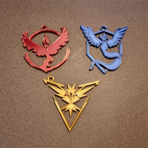 Archivo Stl Gratis Adornos De Navidad Del Equipo Pokemon 🐉・modelo Para Descargar Y Imprimir En