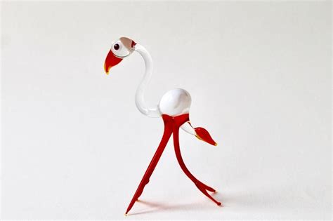 Vintage Murano Glass Stork Figurine Decorative Hand Blown Etsy