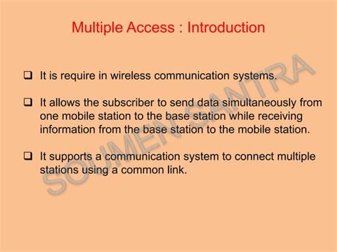 Frequency Division Multiplexing Access Fdma Pptx