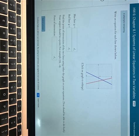 Write An Equation For Each Line Shown Below Click
