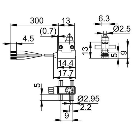 1058.0553 | MARQUARDT Snap-Action Switch SPDT 2A 24VDC Cable| 213983