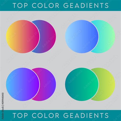 Set Of Elements For Design Top Color Gradients Best Gradient Colors For