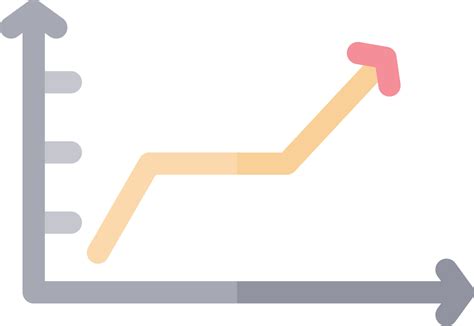 Rising Line Graph Vector Icon Design Vector Art At Vecteezy