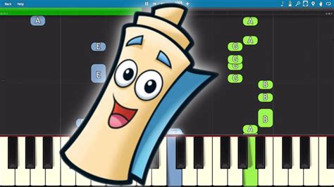 Im The Map Piano Tutorial From Dora The Explorer Youtube