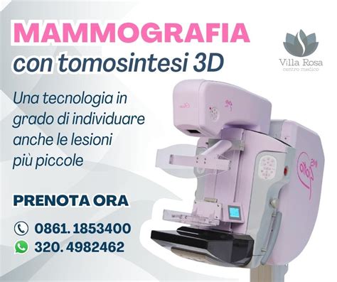 Mammografia Con Tomosintesi D Villa Rosa