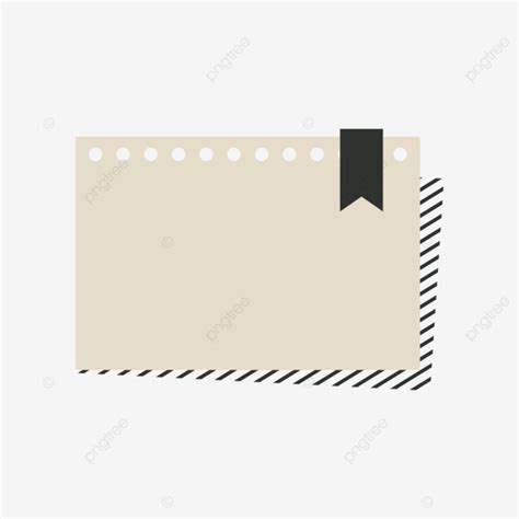 Notebook Or Paper Memo Pad Blank Frame Vector Notebook Memo Pad Notepad PNG And Vector With