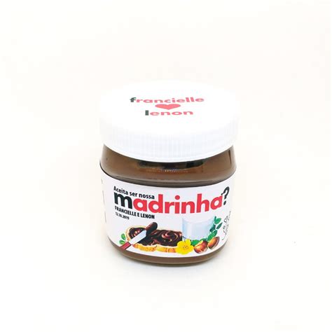 Rótulo Nutella para Pote e Tampa gr Casamento Elo