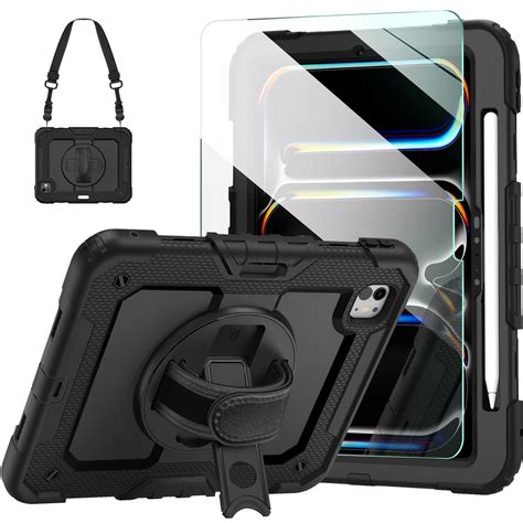 Ambison For Ipad Pro 11 Inch Case 2024m4 5th Generationwith 9h
