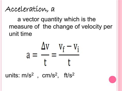 7 Rectilinear Motion Pptx