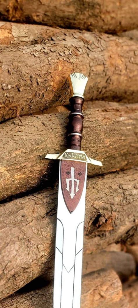 Hand Forged Barbarian Style Conan Father Sword Full Tang Fantasy