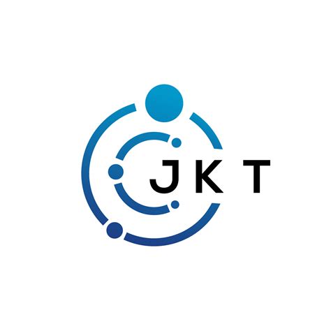Jkt Letter Technology Logo Design On White Background Jkt Creative