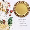 Amazon Leemxiiny 13 Antique Gold Charger Plates Set Of 6