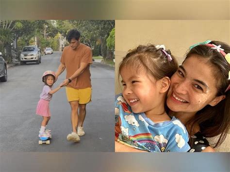 Anne Curtis And Erwan Heussaffs Daughter Dahlia Goes Skateboarding