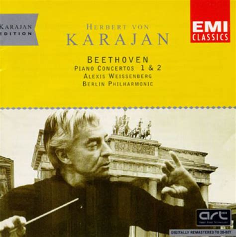 Beethoven Piano Concertos 1 2 De Herbert Von Karajan Ludwig Van