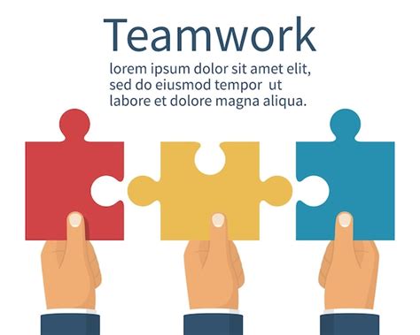 Premium Vector Teamwork Concept Vector