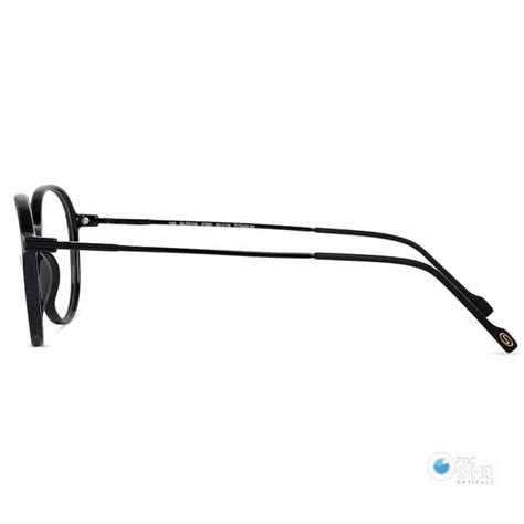 Lightweight Titanium Round Glasses Stepper Eyewear Si20116 Black