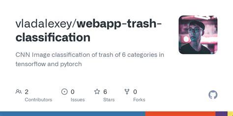 GitHub Vladalexey Webapp Trash Classification CNN Image Classification Of Trash Of