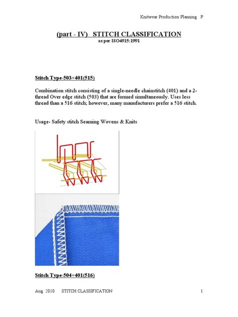 3d Stitch Classification Pdf Yarn Knitting