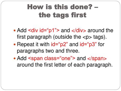 Ppt Stylizing Pages Using Css And Creating A Table In Xhtml