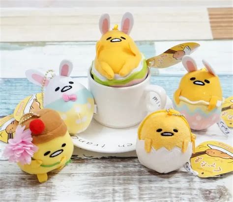 5 Styles Cute Lazy Egg Plush Stuffed Toys Easter Gudetama Egg Cosplay