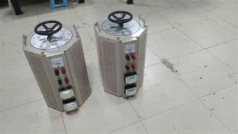Tsgc 6kva Three Phase Variac Transformer Ac Automatic Voltage Regulator