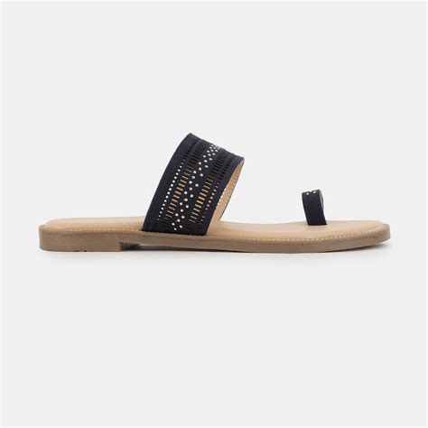 Bata Blue Chappal For Women Bata