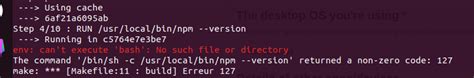 Bug Intercepting Nodejs In A Terminal Breaks Alpine Docker Builds