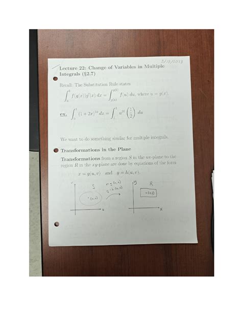 Lecture 22 Notes MAC 2313 MAC 2313 Studocu