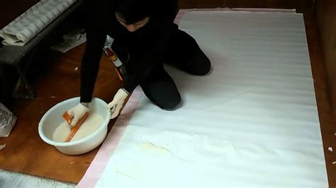 도배 기능사 실습 영상 실크 천장 도배 Youtube