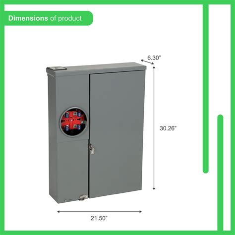 Sc816f200ps Meter Mains Homeline Csed Ringed Socket 200a Surface