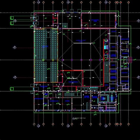 Food Industrial Plant Factory Dwg Block For Autocad • Designs Cad