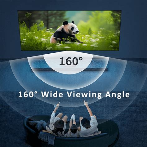 Fscreen Aura Series Fresnel Alr Foldable Frame Projection Screen 100