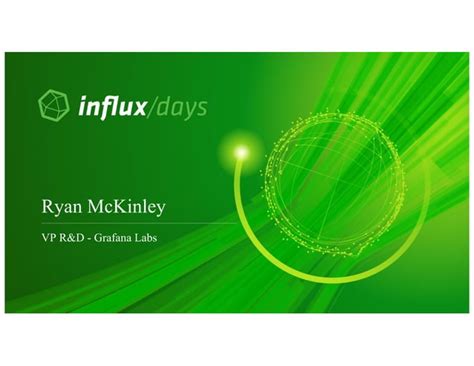 Streaming Sensor Data With Grafana And Influxdb Ryan Mckinley Grafana Pdf Databases