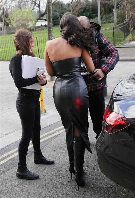 Leather Celebrities And Leather Ladies Maya Jama Leather 2