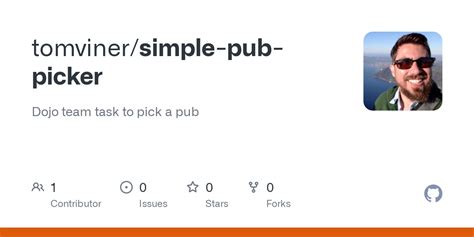 Simple Pub Picker Interactive Notebook Ipynb At Master Tomviner