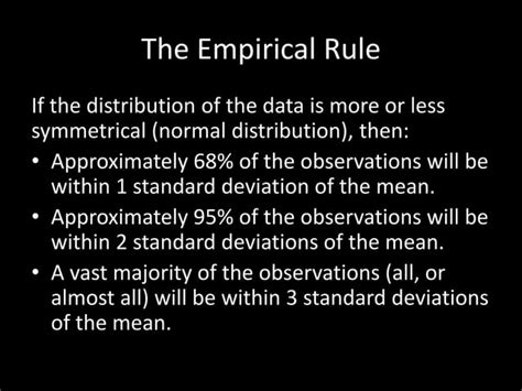 Chebyshev Theorem Pptx Physics Science