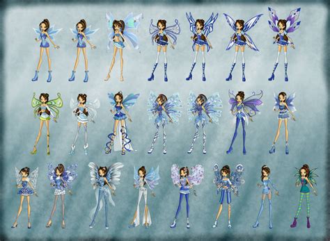 Winx Oc Nina All Transformations By Belynnah On Deviantart