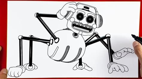 Dj Music Man Fnaf Coloring Page