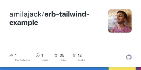 Github Amilajack Erb Tailwind Example