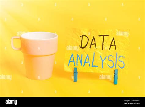 Conceptual Hand Writing Showing Data Analysis Concept Meaning