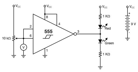construct and test schmitt trigger circuit using transistor circuit