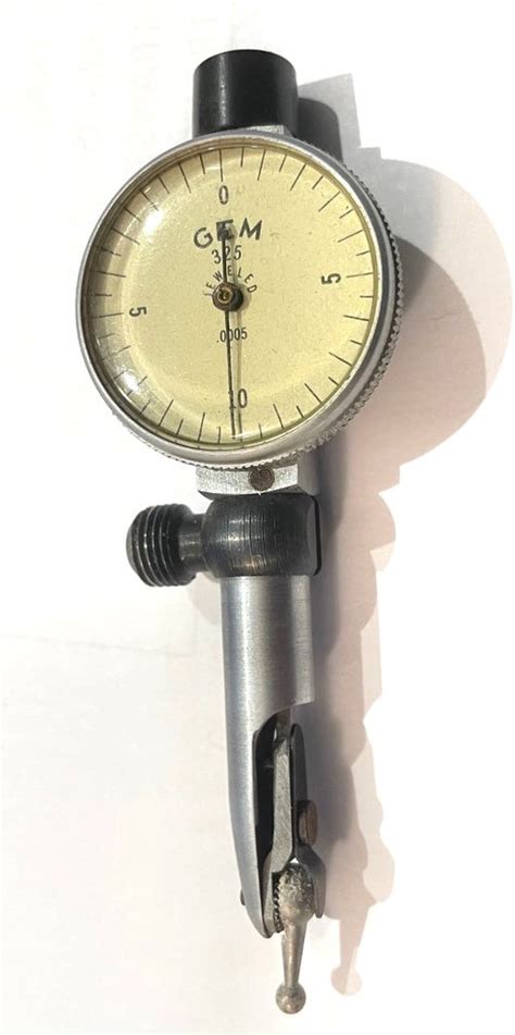 Gem 325 Dial Test Indicator Set 030 Range 0005 Graduation Used R Ideal Precision