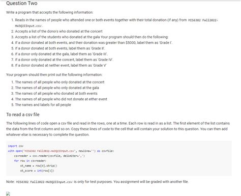 Write A Program That Accepts The Following