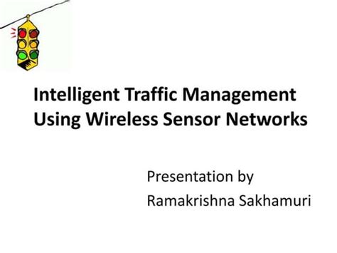 Smart Traffic Management System Presentation Pptx