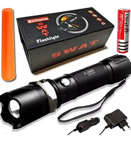 Lanterna Tática Led Cree Police Swat Super Potente MercadoLivre
