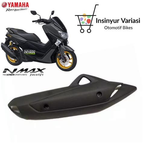 Jual Cover Pelindung Tutup Tameng Knalpot Model Motor Yamaha Nmax Old